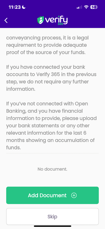 Uploading your bank statements. – Verify 365 - Digital Onboarding ...