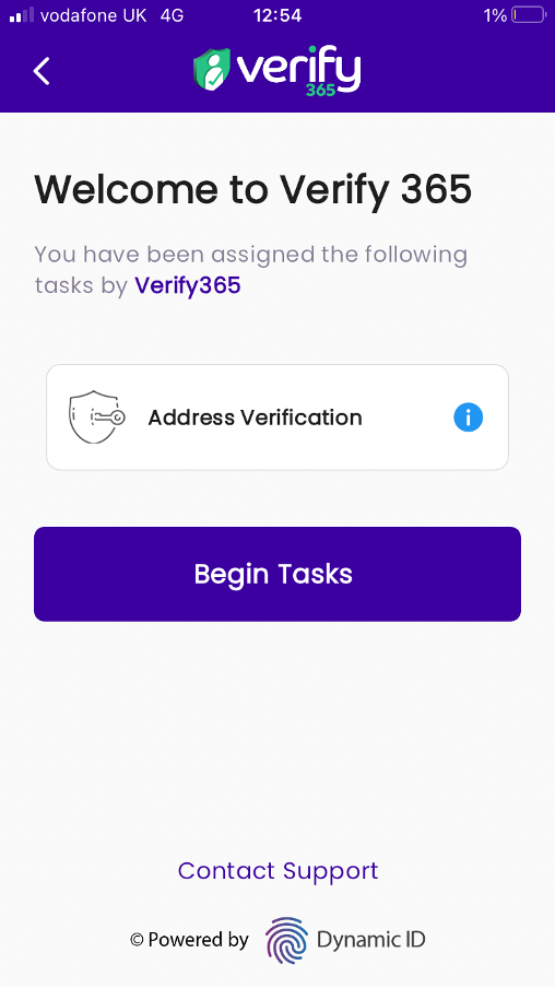 Uploading Proof of Address documents – Verify 365 - Digital Onboarding Technology