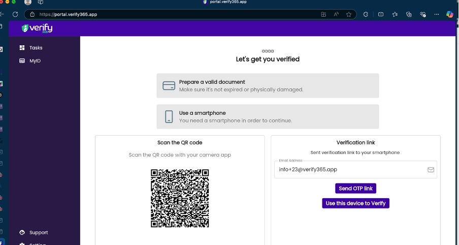 How to Login and Complete Verifications on the Verify 365 Web Portal ...